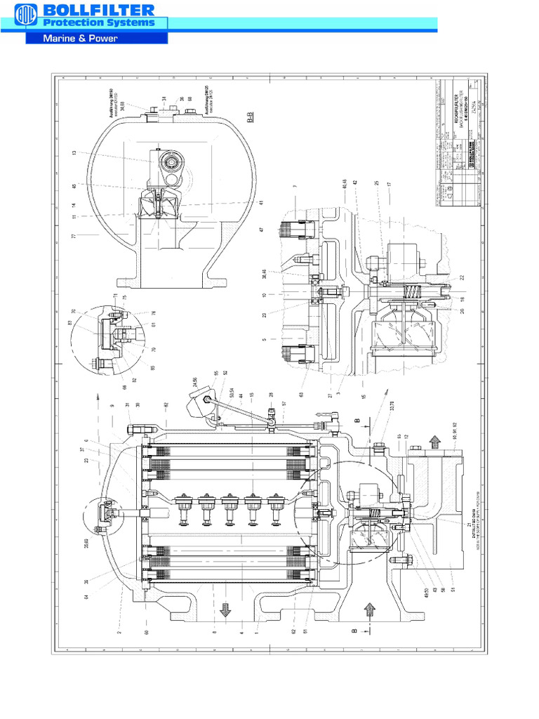 Bollfilter Automatic Spare List 6.46 DN125+150 | PDF | Screw ...
