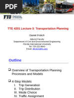 Four Step Model | PDF | Regression Analysis | Transport