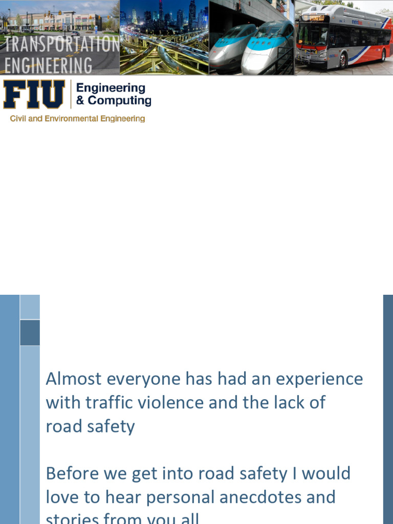 TTE4201 L4 Transportation Safety | PDF | Traffic Collision | Road ...