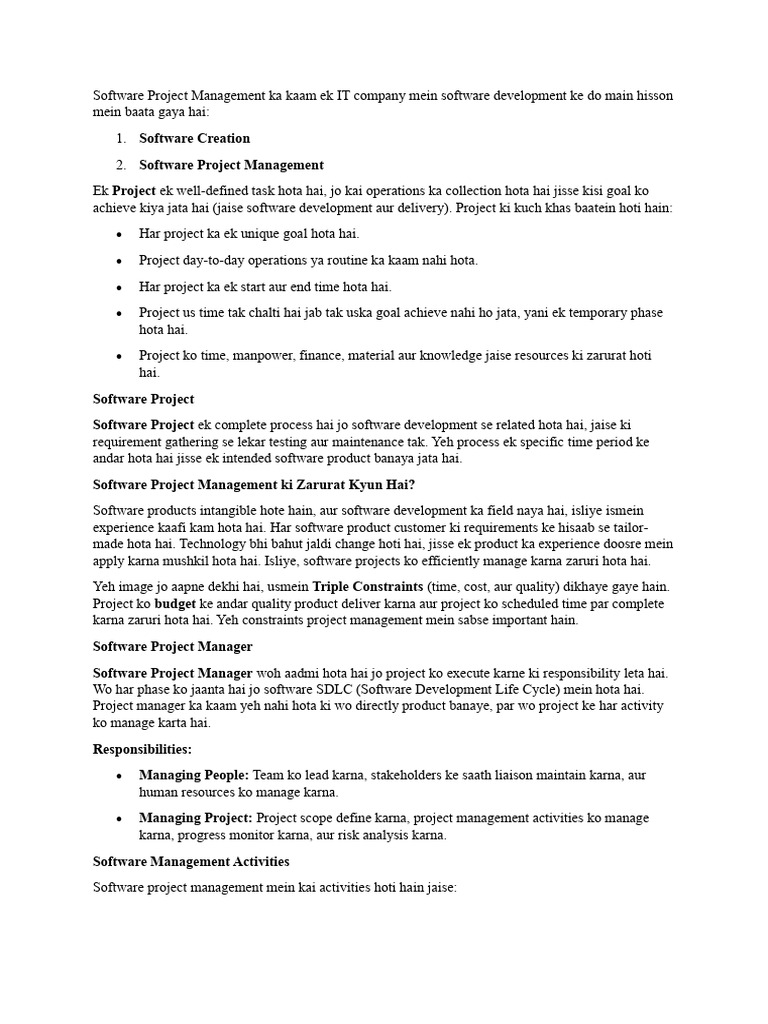 unit 4 software engineering | PDF | Project Management | Modular Programming