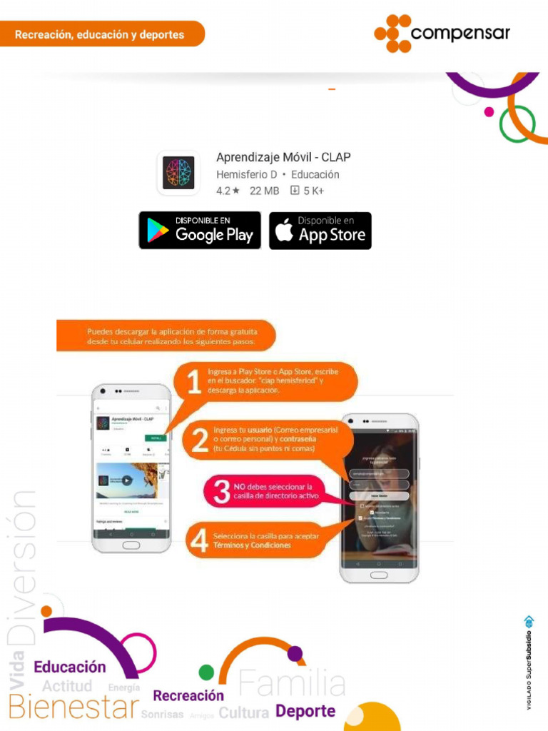 Acceso a Cursos Virtuales Compensar | PDF