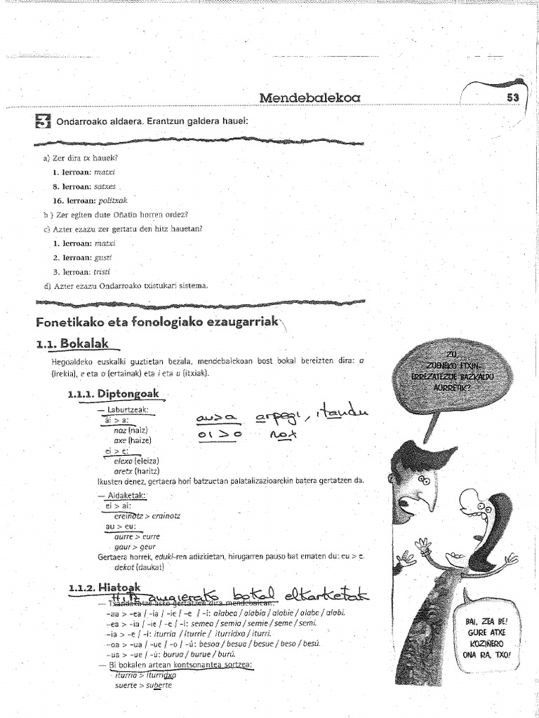 Euskara 1 | PDF