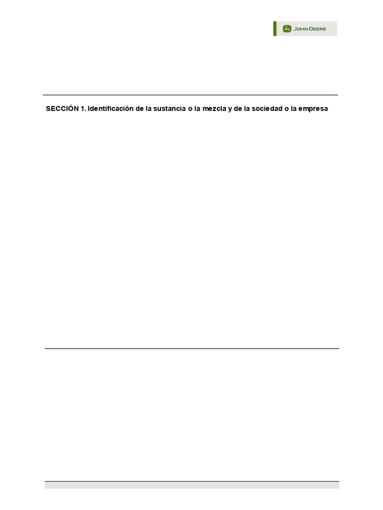 Ficha Seguridad JD PLUS 50 II 15W40 | PDF | Residuos | Toxicidad