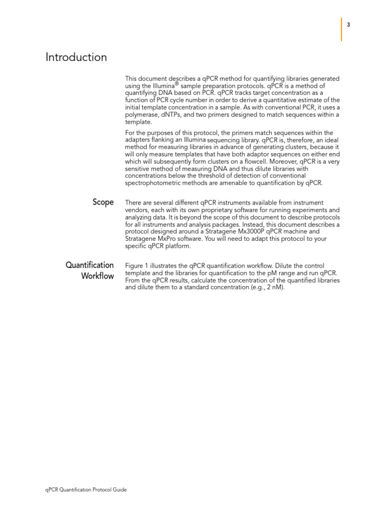 qPCR_Quant_Protocol_Guide_11322363_A 3 | PDF | Real Time Polymerase ...