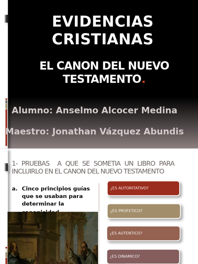 El Canon Del Nuevo Testamento | PDF | Canon bíblico | Jesús