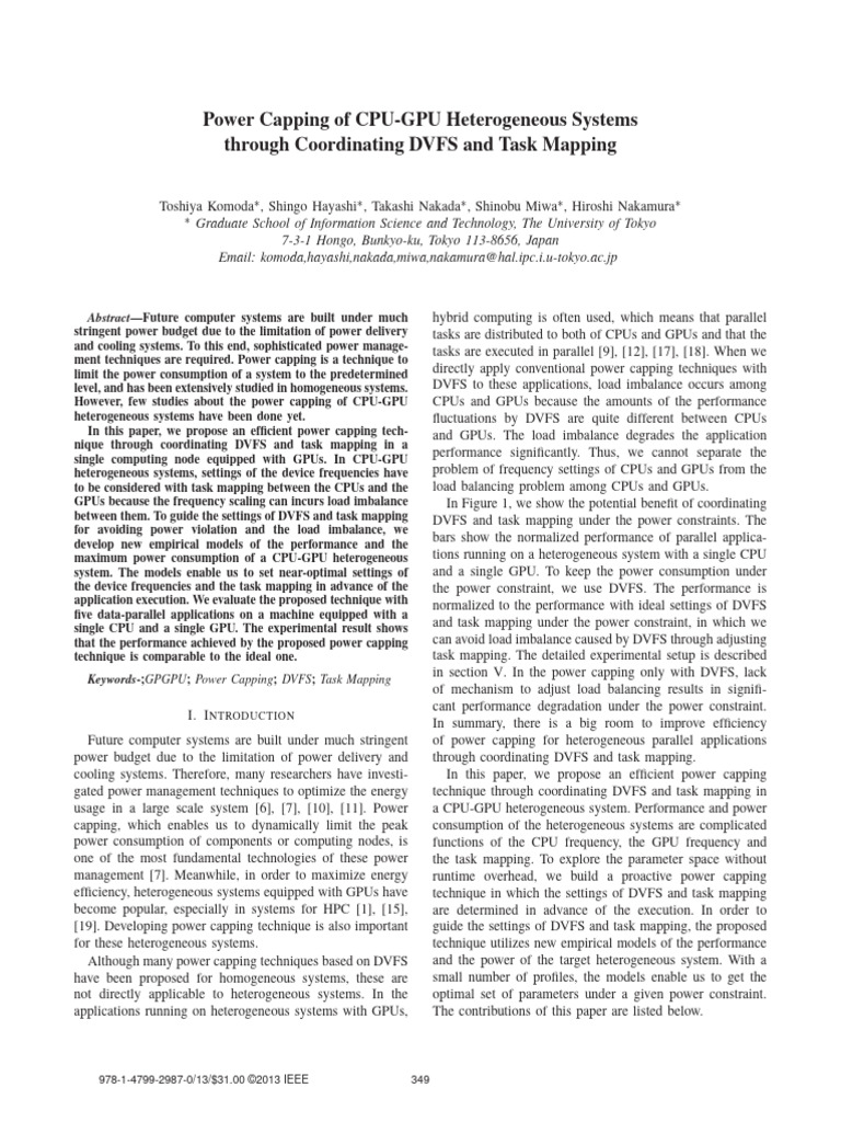 Power_capping_of_CPU-GPU_heterogeneous_systems_through_coordinating_DVFS_and_task_mapping | PDF ...