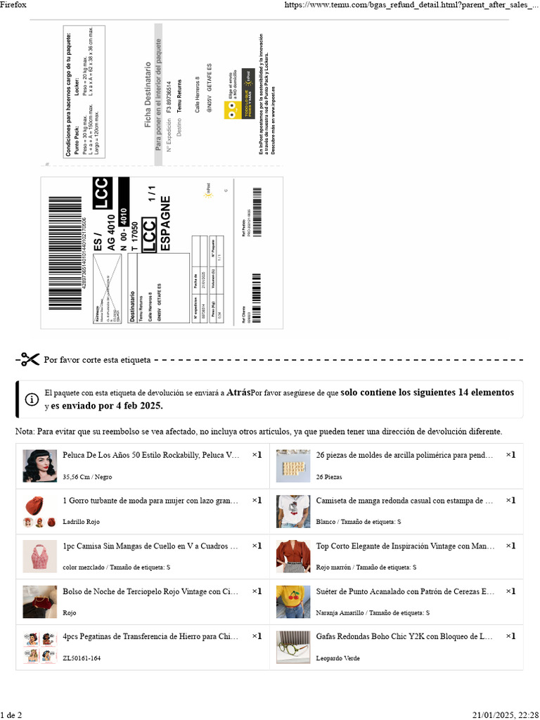 Bgas Refund Detail - HTML | PDF | Ropa
