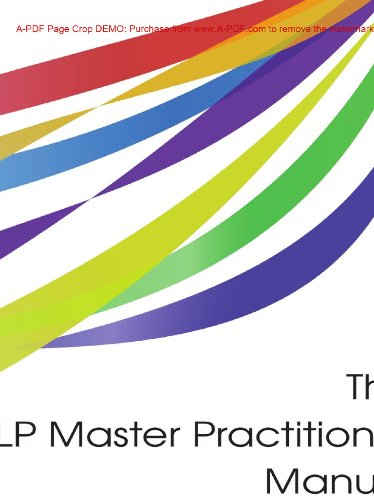 The NLP Master Practitioner Manual | PDF