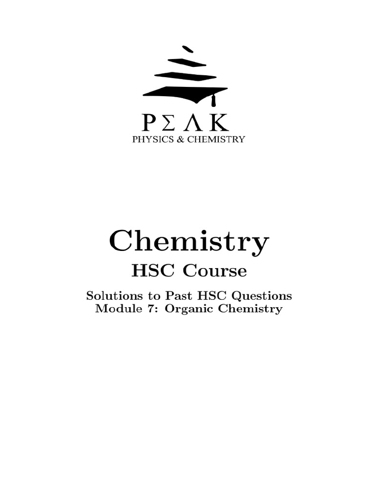 HSC Solutions By Topic Module 7 | PDF