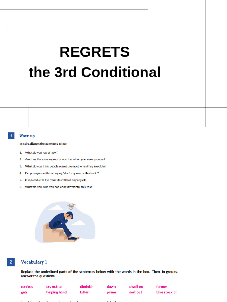 REGRETS The 3rd Conditional | PDF