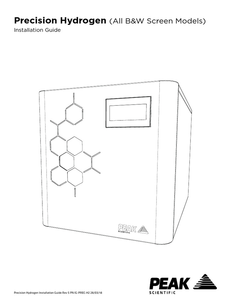 RS1077 - Precision Hydrogen Installation Guide Rev 5 PN IG-PREC-H2 ...