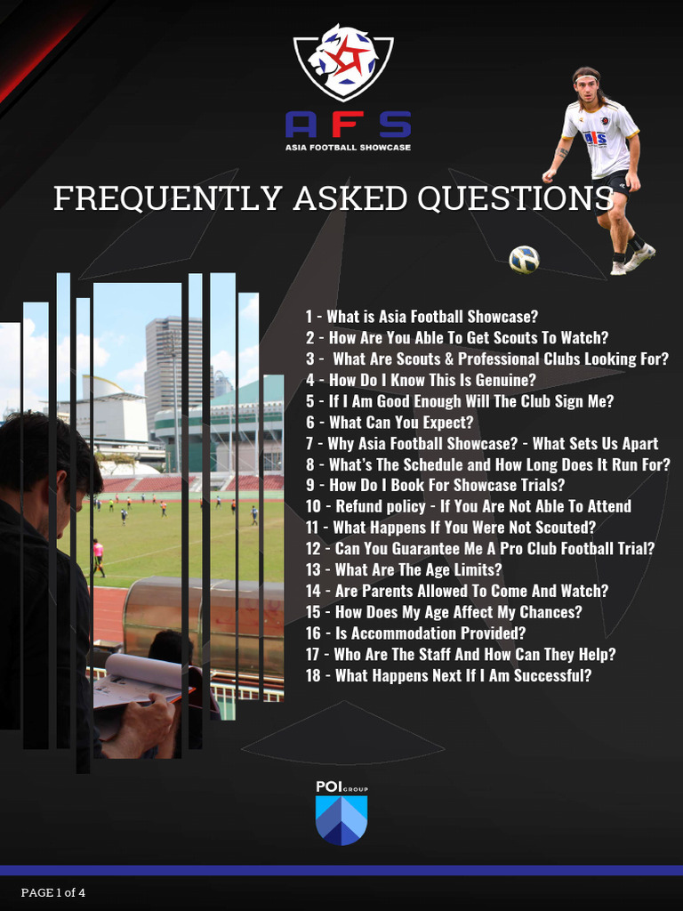 AFS FAQ | PDF | Association Football