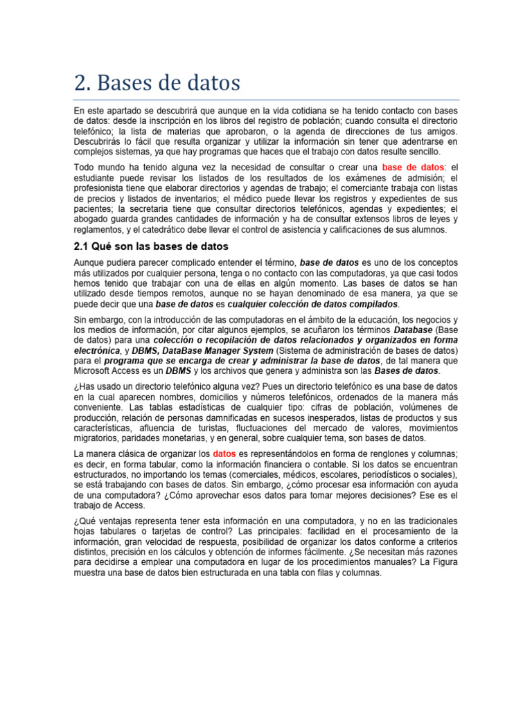 Access Teoria | PDF | Bases de datos | Botón (Computación)