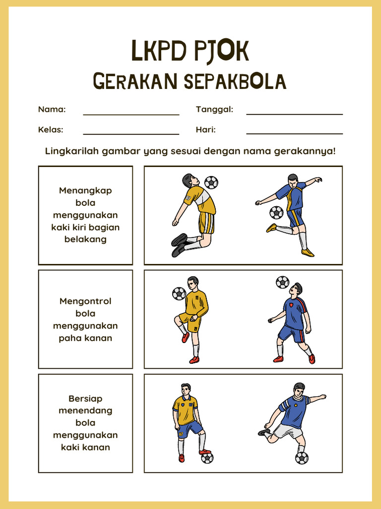 LKPD Gerakan Sepakbola | PDF