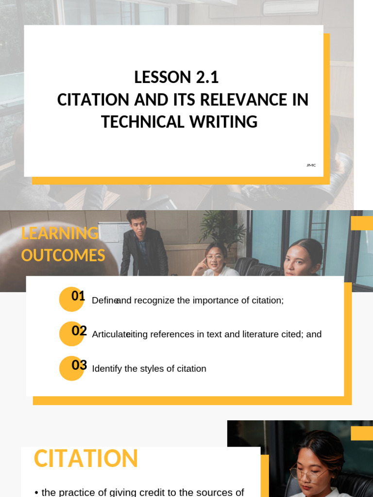 Lesson 2.1 CITATION | PDF | Citation | Human Communication