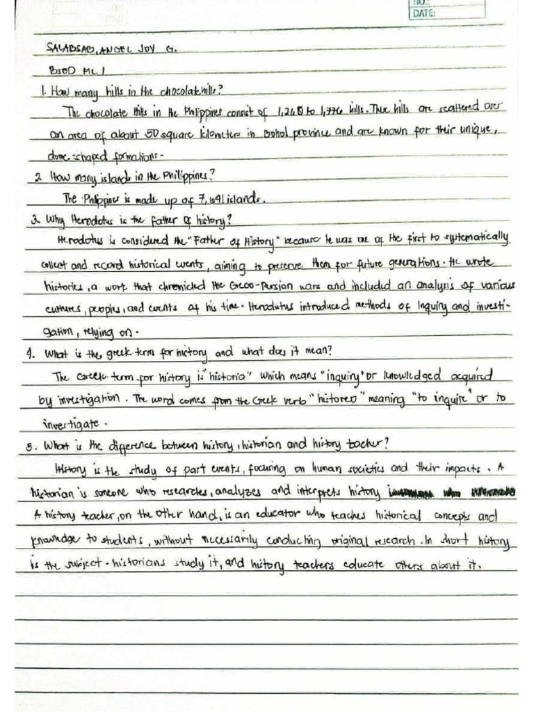 Assignment in Ge RPH | PDF