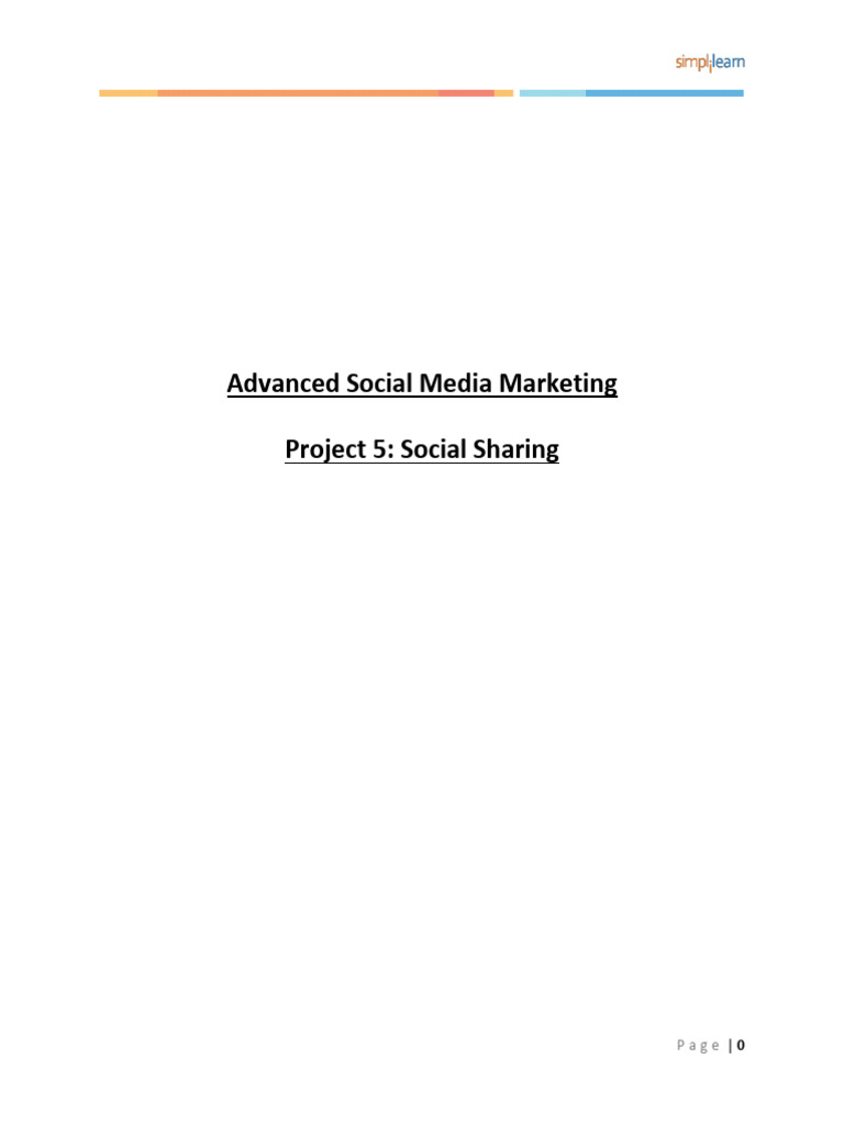 Social Media Sharing Strategy Project | PDF | Target Audience | Brand