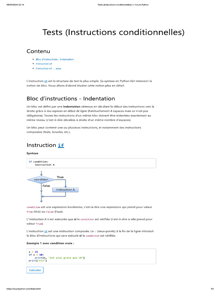 Base Python If | PDF