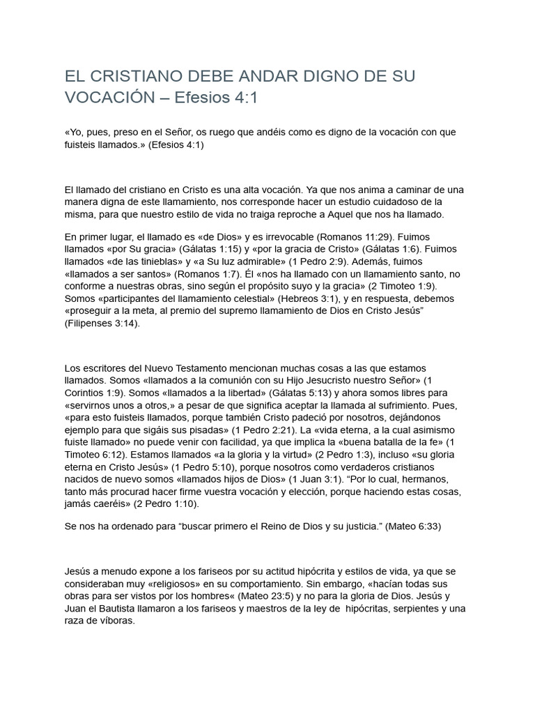 DIGNO DE SU VOCACIÓN - by Dzuñiga | PDF | Cristo (título) | Jesús