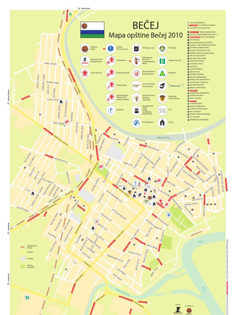 Mapa Becej | PDF