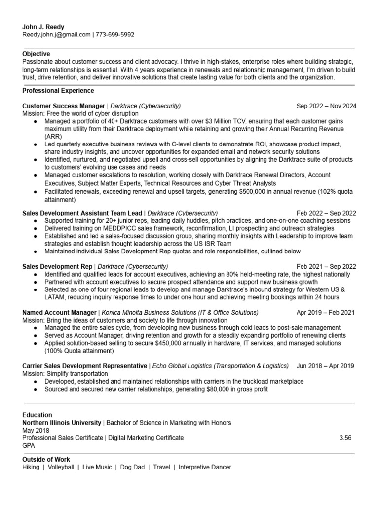 John J. Reedy Resume | PDF | Computer Security | Security