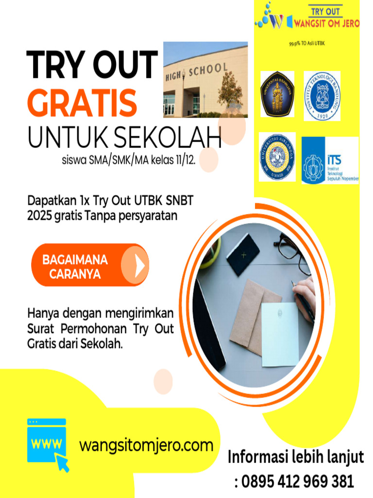 Try Out Gratis UTBK SNBT 2025 | PDF