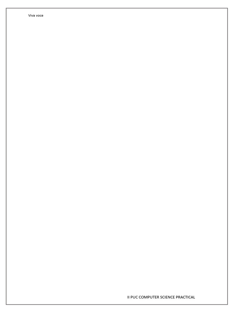 Viva Voce 2021 Converted Pdf Constructor Object Oriented Programming Programming