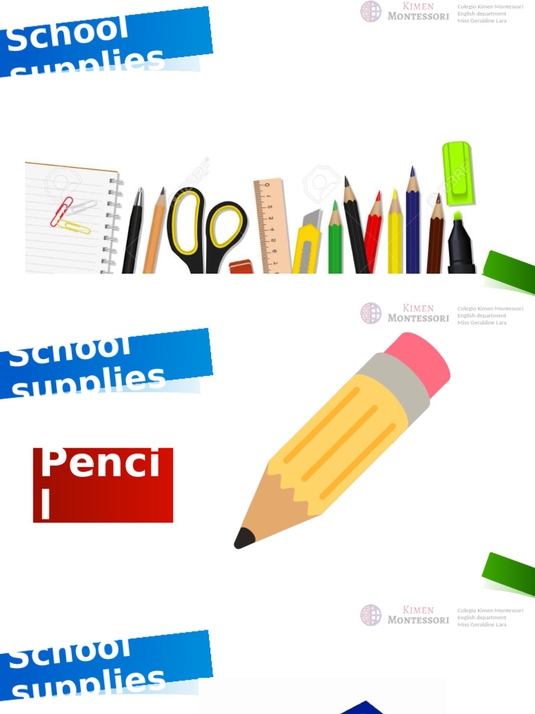 School Supplies | PDF