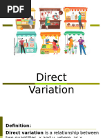 Direct Variation | PDF | Mathematical Concepts | Mathematical Analysis