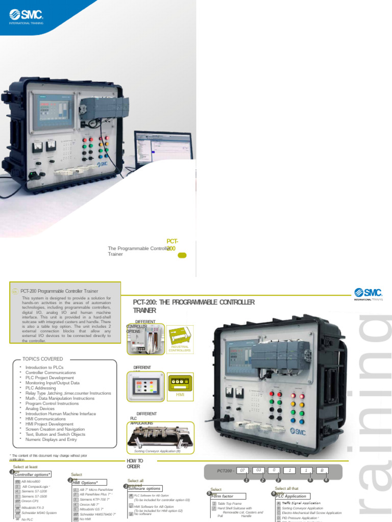 Leaflet PCT-200 En | PDF | Programmable Logic Controller | Computer Science