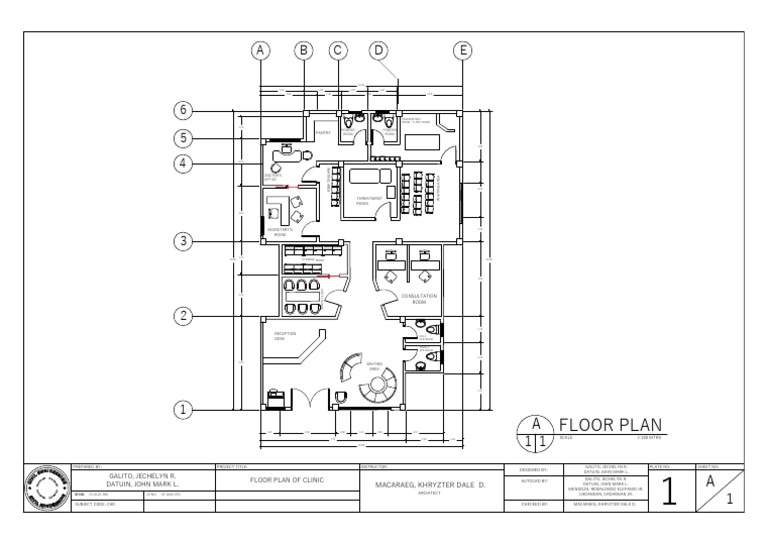 Clinic Floor Plan Design Layout | PDF