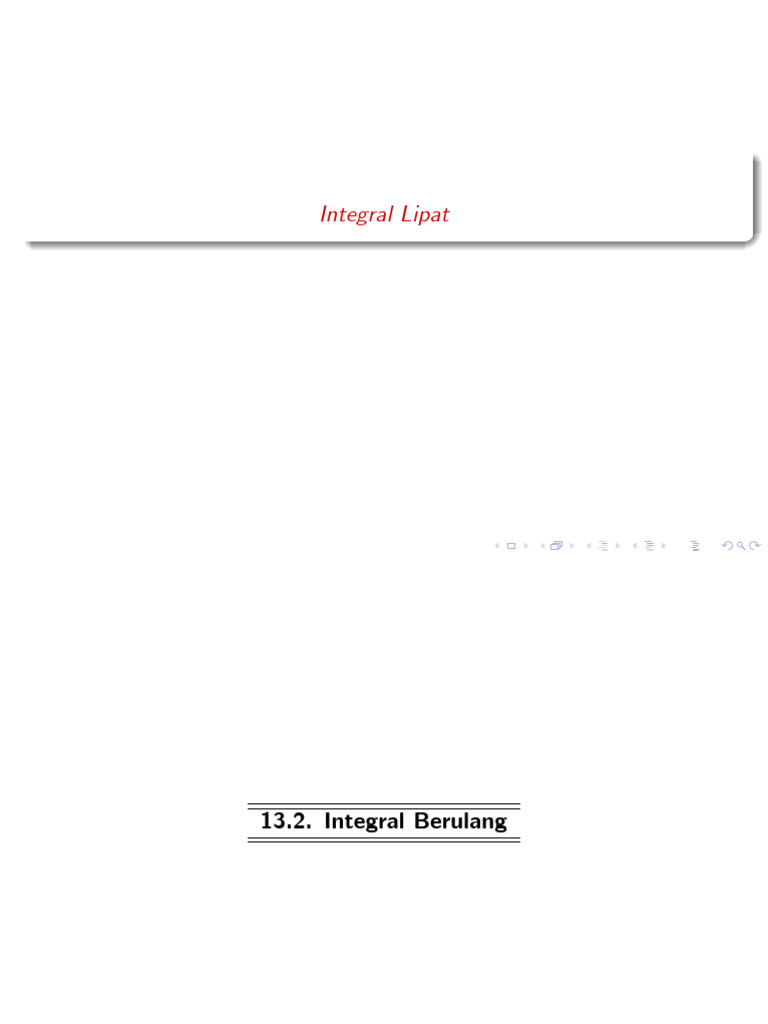 Integral Berulang | PDF