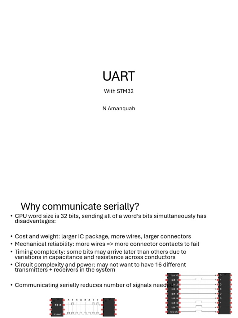 6-UARTa | PDF | Computer Engineering | Physical Layer Protocols