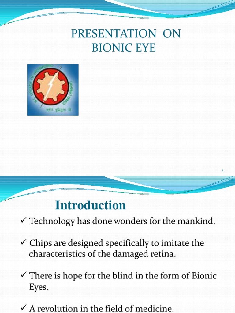 Bionic Eye | PDF | Retina | Eye