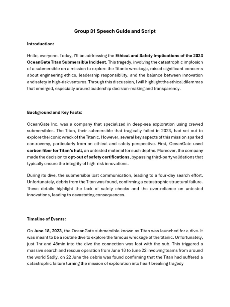 Scripts and Talking Guides For Group 31 | PDF