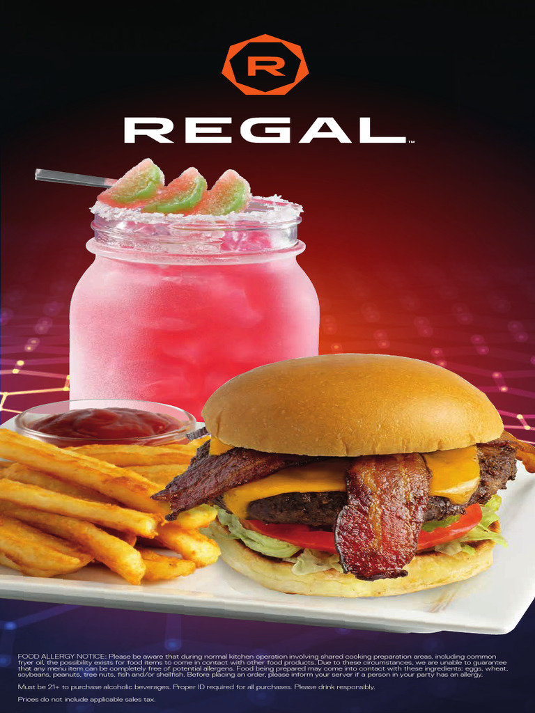 Cinebarre Menu 2020 | PDF | Hamburgers | Milkshake