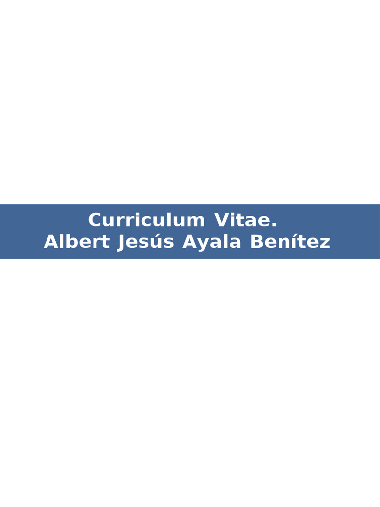 CV Albert Ayala: Experiencia en Atención al Cliente | PDF