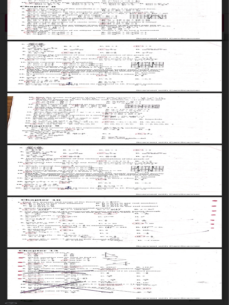 Pre-AICE Math Assignments | PDF