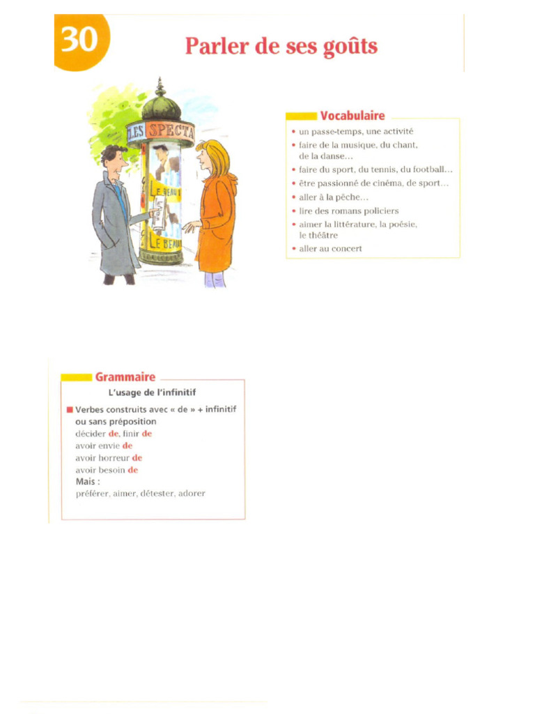 parler de ses gouts communication | PDF