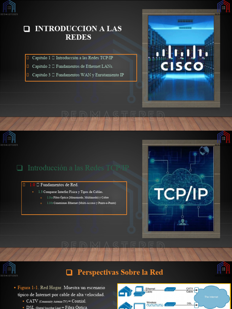 Tema 1 CISCO. | PDF | Protocolos de internet | Enrutador (Computación)