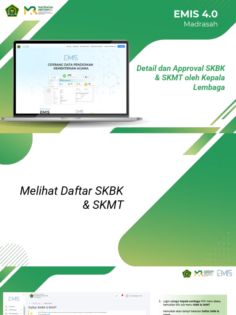 Detail Dan Approval SKBK & SKMT Oleh Kepala Lembaga | PDF