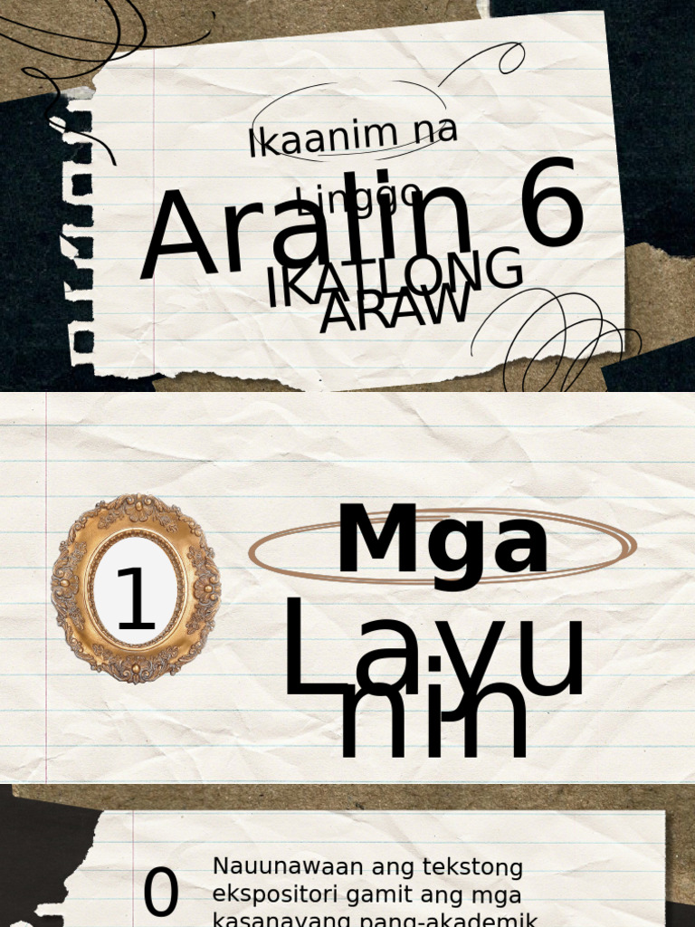 Week 5 - Ikatlong Araw | PDF