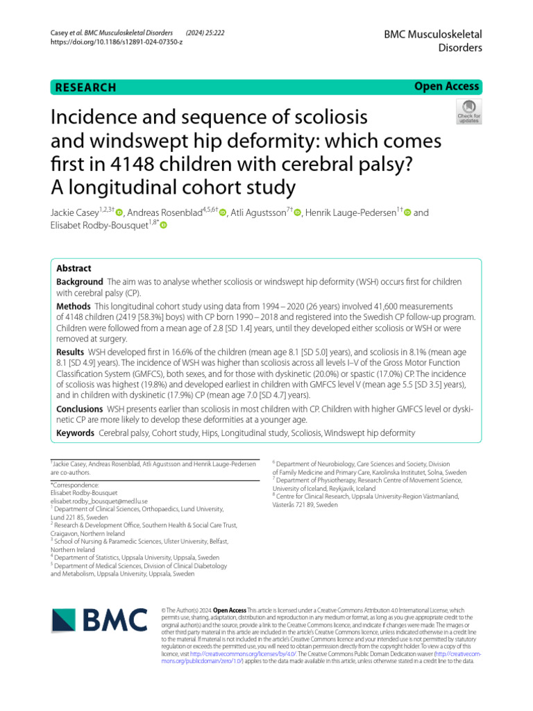 2024 03 Incidence and Sequence of Scoliosis and Windswept Hip Deformity ...