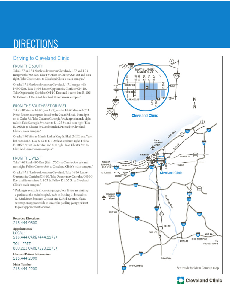 campus-map | PDF | Cleveland | Health Care
