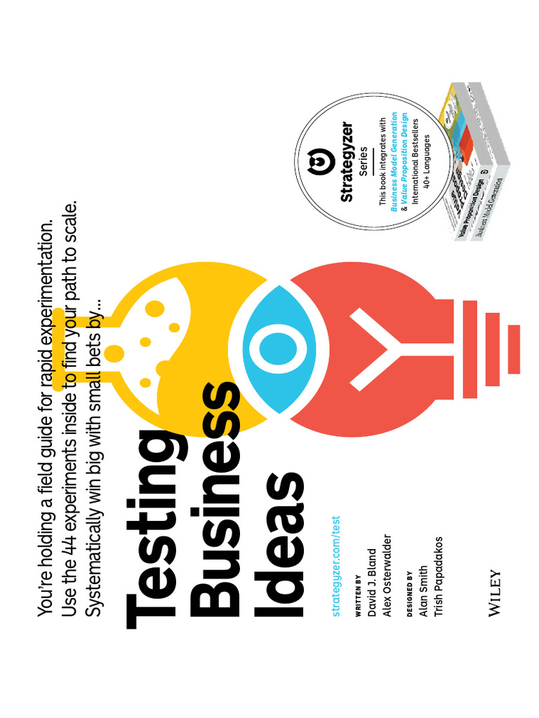 Testing Business Ideas: A Field Guide | PDF | Startup Company | Small ...