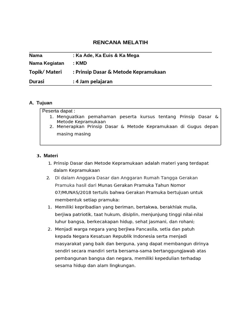 Contoh RM.1 | PDF