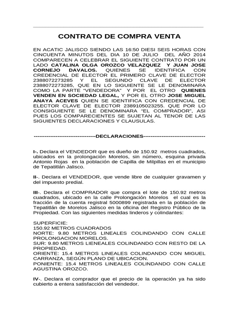 Contrato de Capilla | PDF