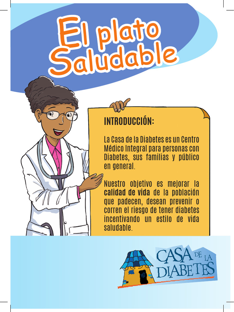 Guía del Plato Saludable para Diabéticos | PDF | Diabetes | Alimentos