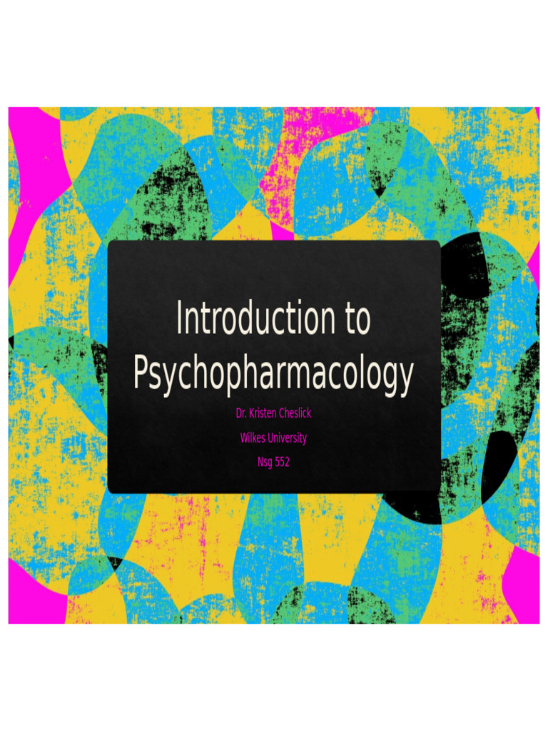 Overview of Psychopharmacology Basics | PDF | Cytochrome P450 ...