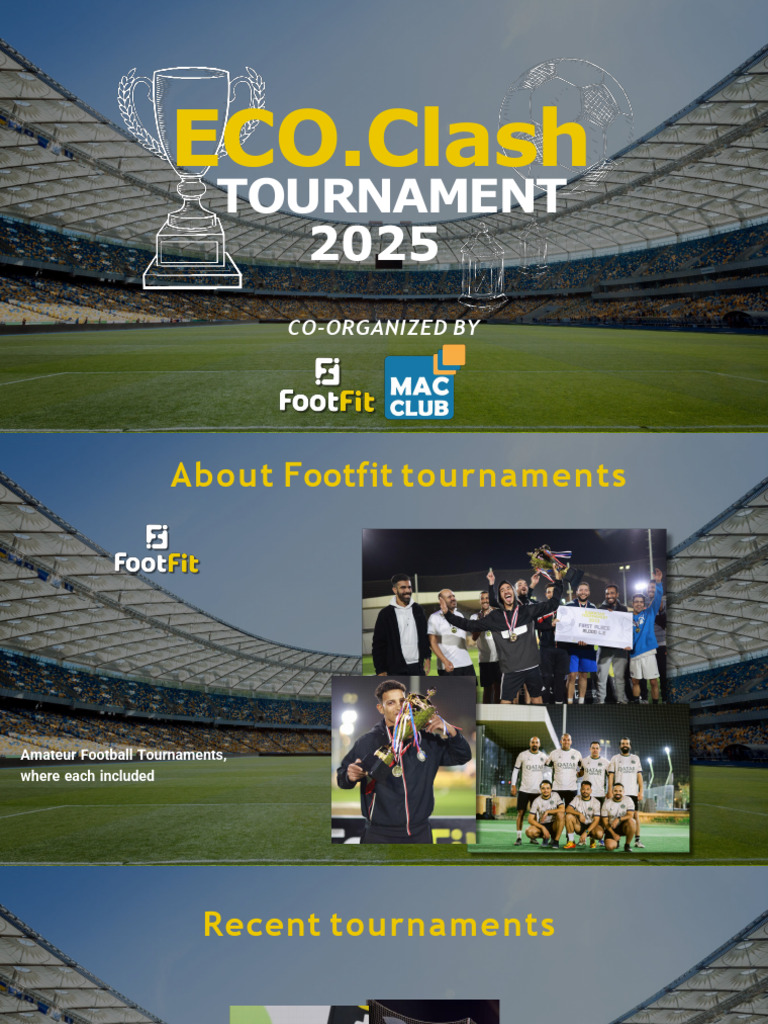 Football Tournament Announcement 2025 | PDF | Sustainability | Recycling